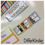 Organizing Daily 5 Literacy Stations in Kindergarten and ...a freebie ...