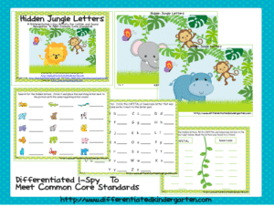 jungle-ispy - Differentiated Kindergarten