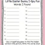 A Differentiated Easter I-Spy Activity Tiered To Dolch Lists 1-11 ...