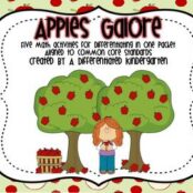 Apples Galore-5 Math Activities in One Aligned and Differentiated ...