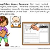 April Editable Mystery Sentences/Questions Write the Room Fun ...