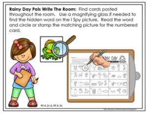 April I-Spy CVC - Blends -Digraph Write the Room Fun-Differentiated and ...