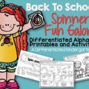 Spinner Fun Galore-Differentiated Alpha Printables and Activities ...