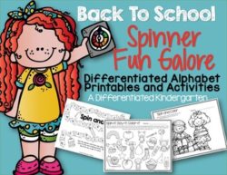 Spinner Fun Galore-Differentiated Alpha Printables and Activities ...