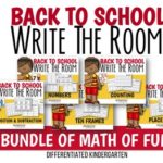 Back To School Write The Room Big Bundle of Math Fun-Differentiated ...