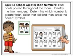 Back To School Write The Room Number Practice-Differentiated and ...