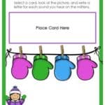 Cold Weather Word Work-Differentiated, Aligned, Self-Correcting ...