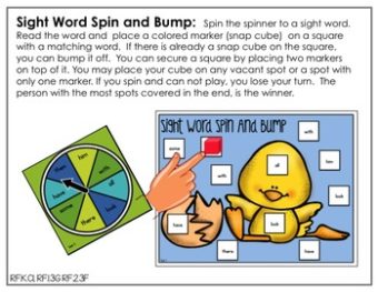 Edit It-April Sight Word Activities-Differentiated (Color and B/W ...