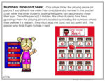 February Hide and Seek - Numbers Edition - Differentiated Kindergarten