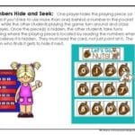 October Hide and Seek - Numbers Edition - Differentiated Kindergarten