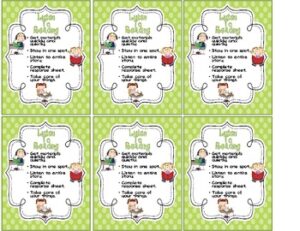 Small Bag Tags for Listen To Reading Freebie - Differentiated Kindergarten