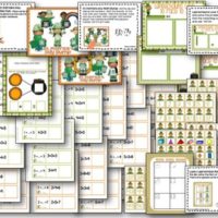 St. Patrick's Day Differentiated Math Stations Galore-15 Stations 199 ...