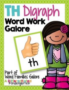 PH Digraph Word Work Galore-Differentiated and Aligned - Differentiated ...