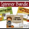 Spinner Bundle - October -Math, Letter/Sounds and Rhyming Fun Galore ...