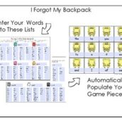 AUGUST EDITABLE Hide and Seek-12 Differentiated Sight Word Sets ...