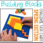 Build It - Task Cards - Spring - Differentiated Kindergarten