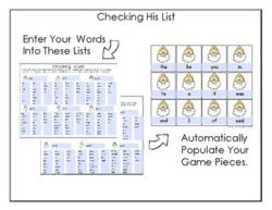 DECEMBER EDITABLE -Hide and Seek 12 Different Sight Word Sets ...