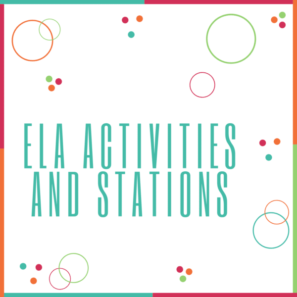 ELA Activities and Stations - Differentiated Kindergarten