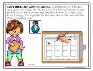 Editable Letters and Sound Write the Room - April - Differentiated ...