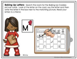 Editable Write The Room Letters and Sounds - December - Differentiated ...