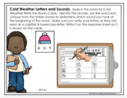 Editable Write the Room Letters and Sounds - January - Differentiated ...