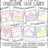 Geoboard Challenge Task Cards - Valentine's Day - Differentiated ...