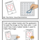 Geoboard Challenge Task Cards - Valentine's Day - Differentiated ...