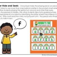 Hide and Seek - March Letter Edition - Differentiated Kindergarten