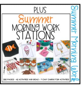 Morning Work Stations-The Big Bundle - Differentiated Kindergarten