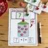 Mini Eraser Math Center Activities - Differentiated Kindergarten