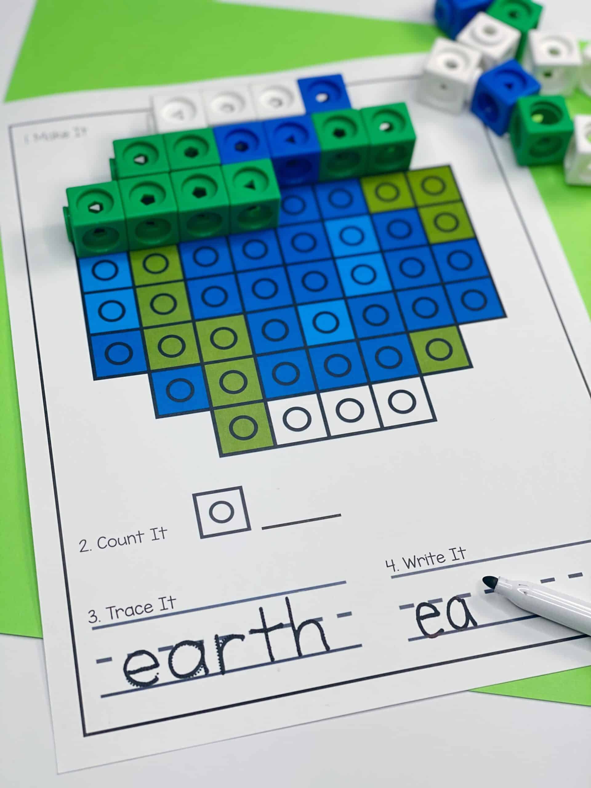 8 Earth Day Fine Motor Freebies and Ideas - Differentiated Kindergarten