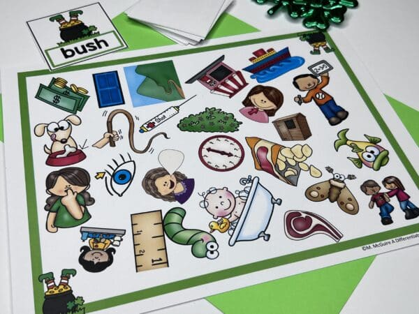St. Patrick's Day Classroom Games - Differentiated Kindergarten