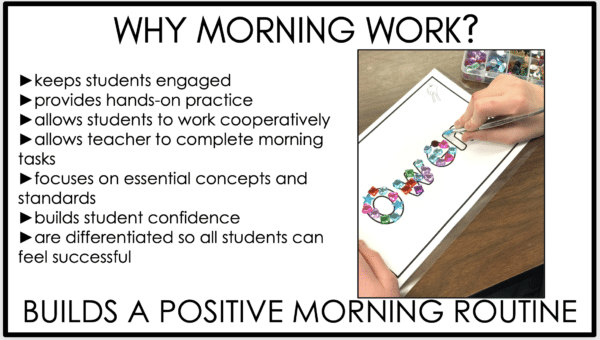 Detailed Steps To Successfully Set Up Morning Work Bins ...