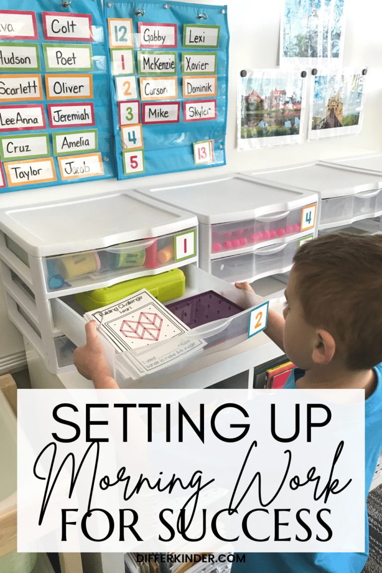 Detailed Steps To Successfully Set Up Morning Work Bins ...