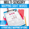 Multisensory Word Mapping - Differentiated Kindergarten